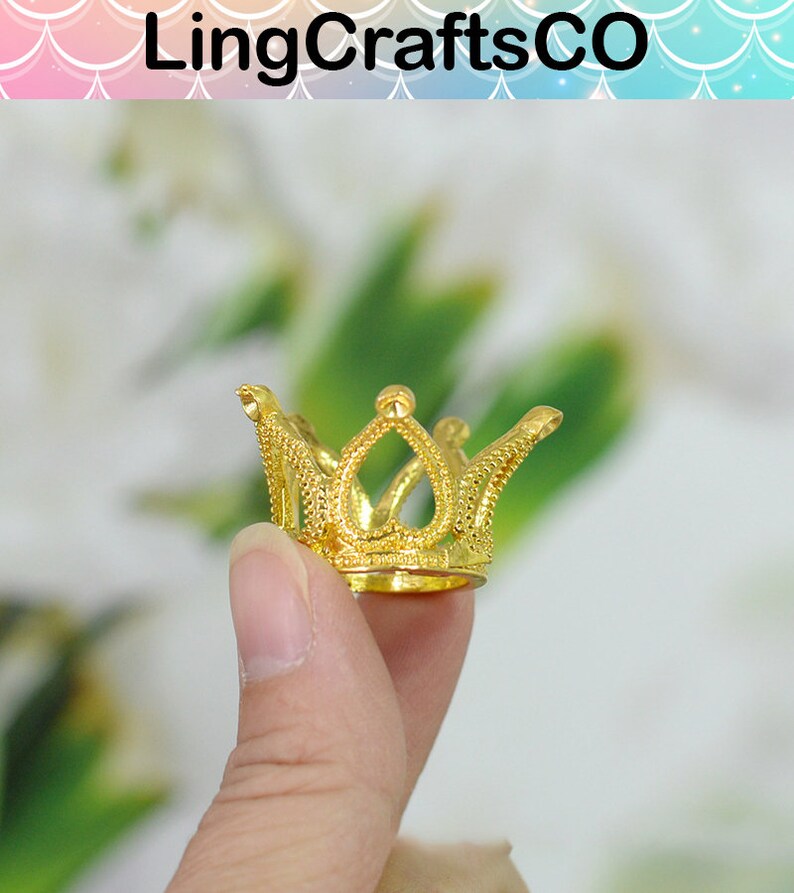 Miniature Crown, Mini Metal Crown, Miniature Metal Crown Toys ...
