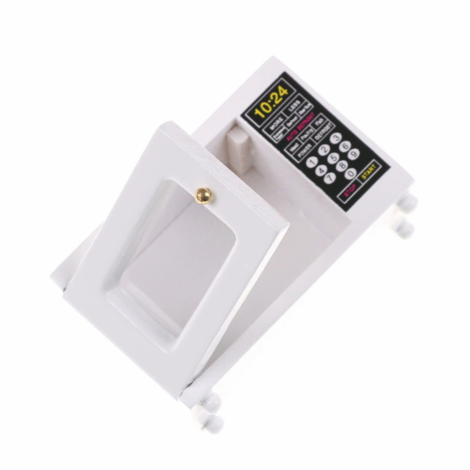 1:12 Dollhouse Mini Microwave Oven Model Simulation Kitchen - Etsy