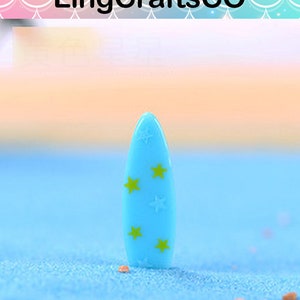 3PCS Miniature Surfboards, Mini Surfboard Ornaments, Dollhouse Beach ...