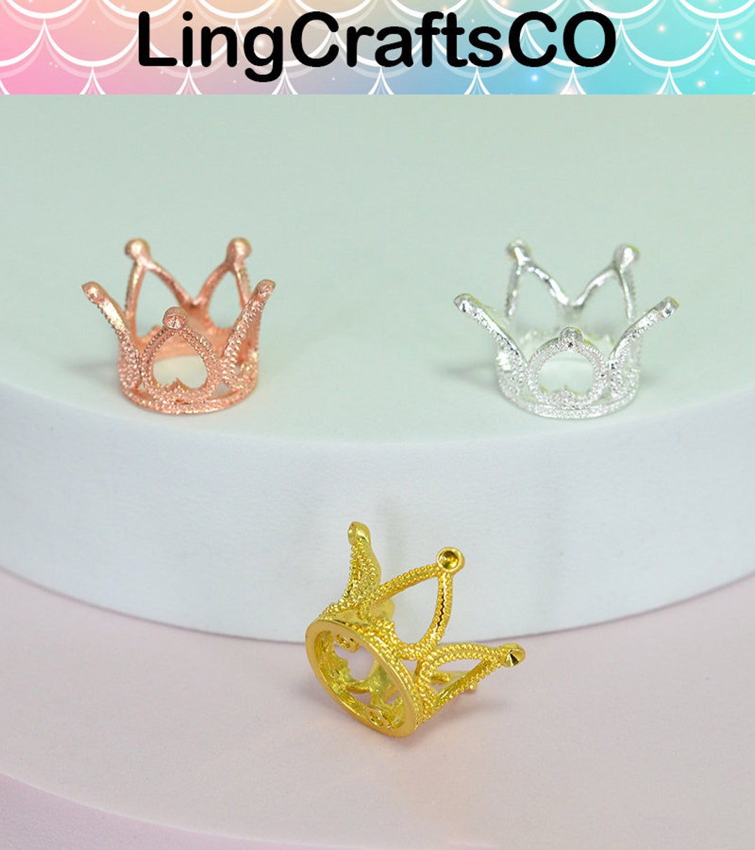 Miniature Crown, Mini Metal Crown, Miniature Metal Crown Toys ...