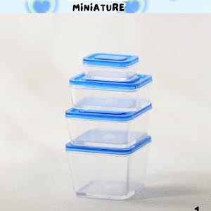 Miniature Lunch Box,miniature Storage Food Containers, Lunch Box for ...