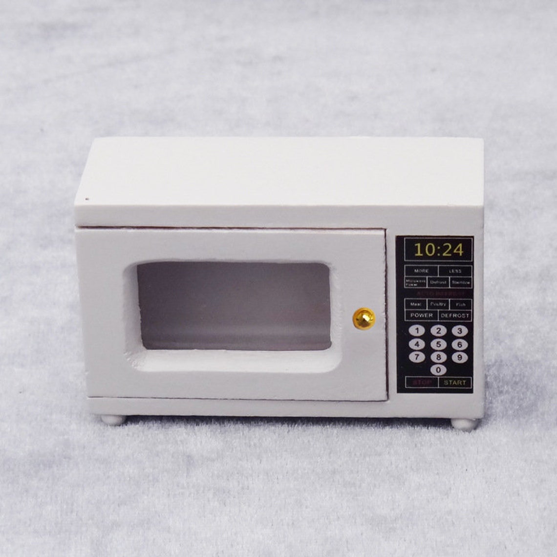 1:12 Dollhouse Mini Microwave Oven Model Simulation Kitchen Furniture ...