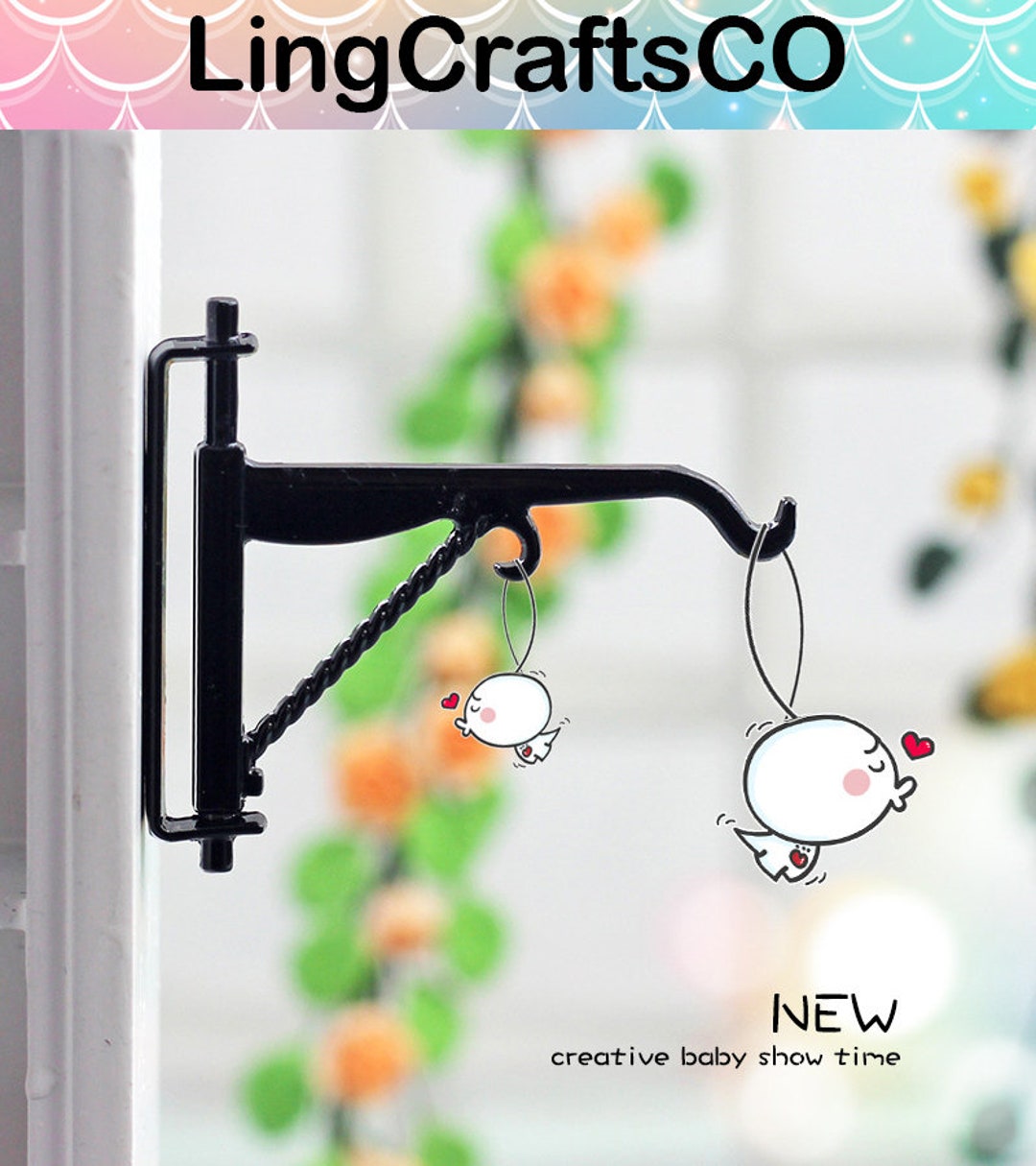 Dollhouse Hook,mini Alloy Hook,christmas Miniature Hanging Lamp ...