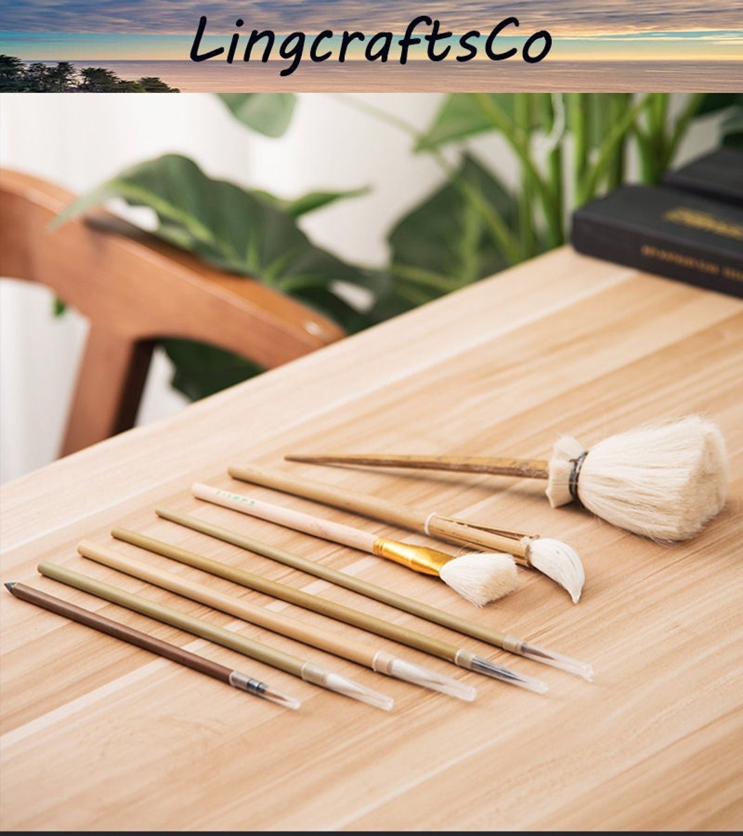 Glaze Brushes, 8PCS Pottery Art Painting Tools, Pottery Brush, DIY ...