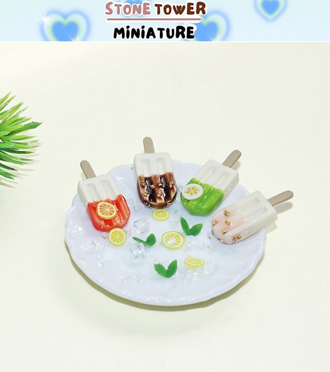 Miniature Ice Cream,miniature Dessert Food,dollhouse Chocolate Ice ...