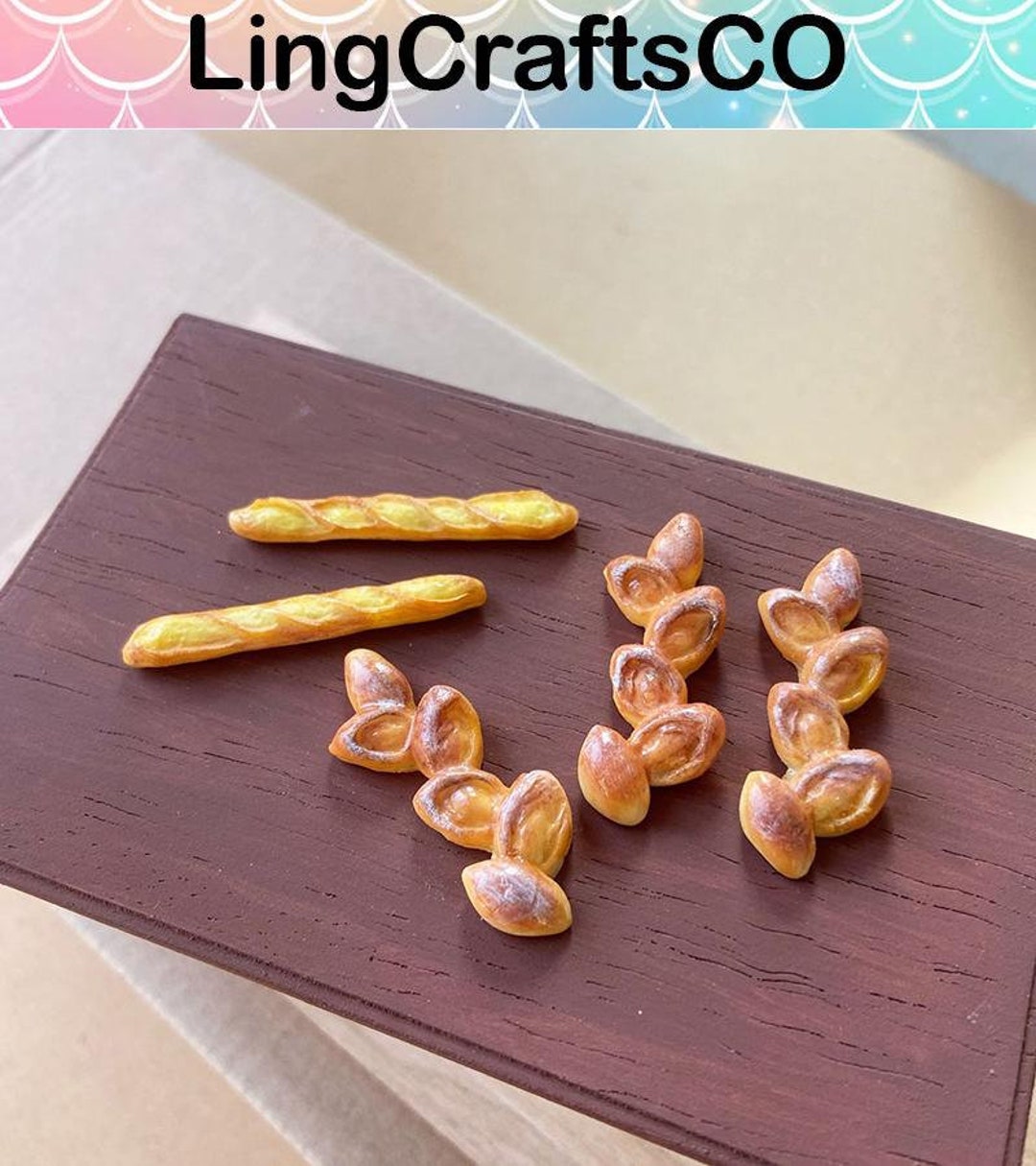 Miniature Bread,dollhouse Simulation Bread,miniature Food,miniature ...