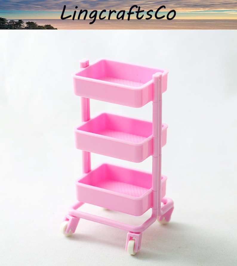 Miniature Trolley Dollhouse Trolley Dining Cart With Wheel - Etsy