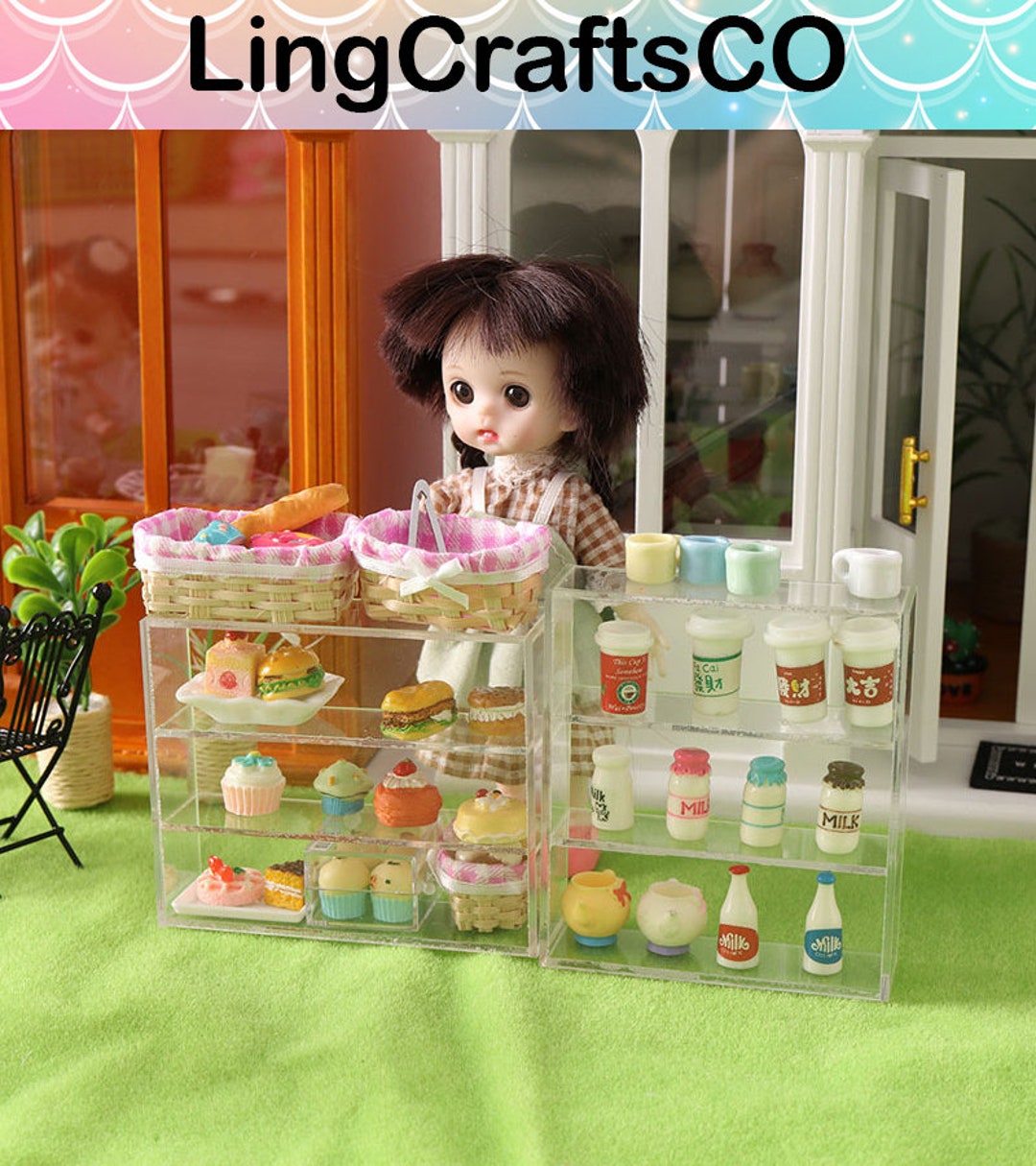 Miniature Display Shelf,miniature Multi-layer Rack,cupboard Storage ...