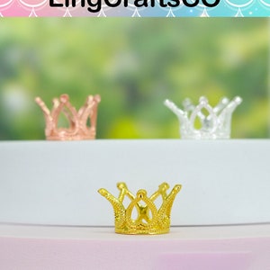 Miniature Crown, Mini Metal Crown, Miniature Metal Crown Toys ...