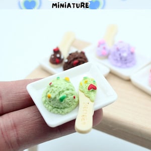 Miniature Ice Cream,miniature Dessert Food,simulation Miniature Drinks ...