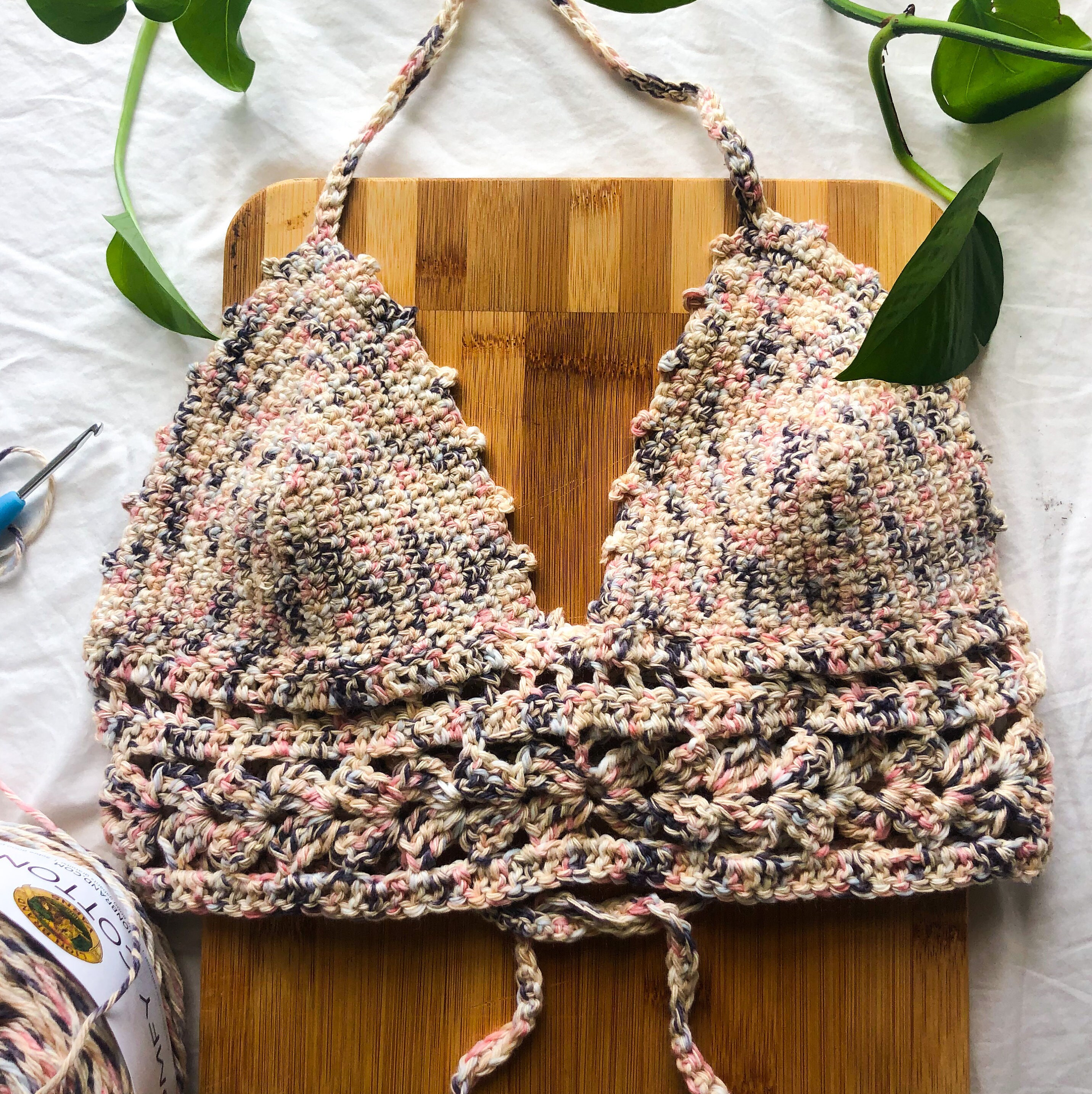 Mariposa Bralette Crochet Pattern Adjustable Beginner | Etsy