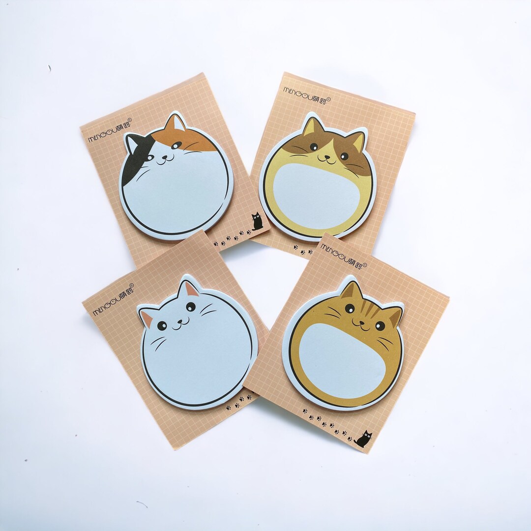 Cat Note Pads - Etsy