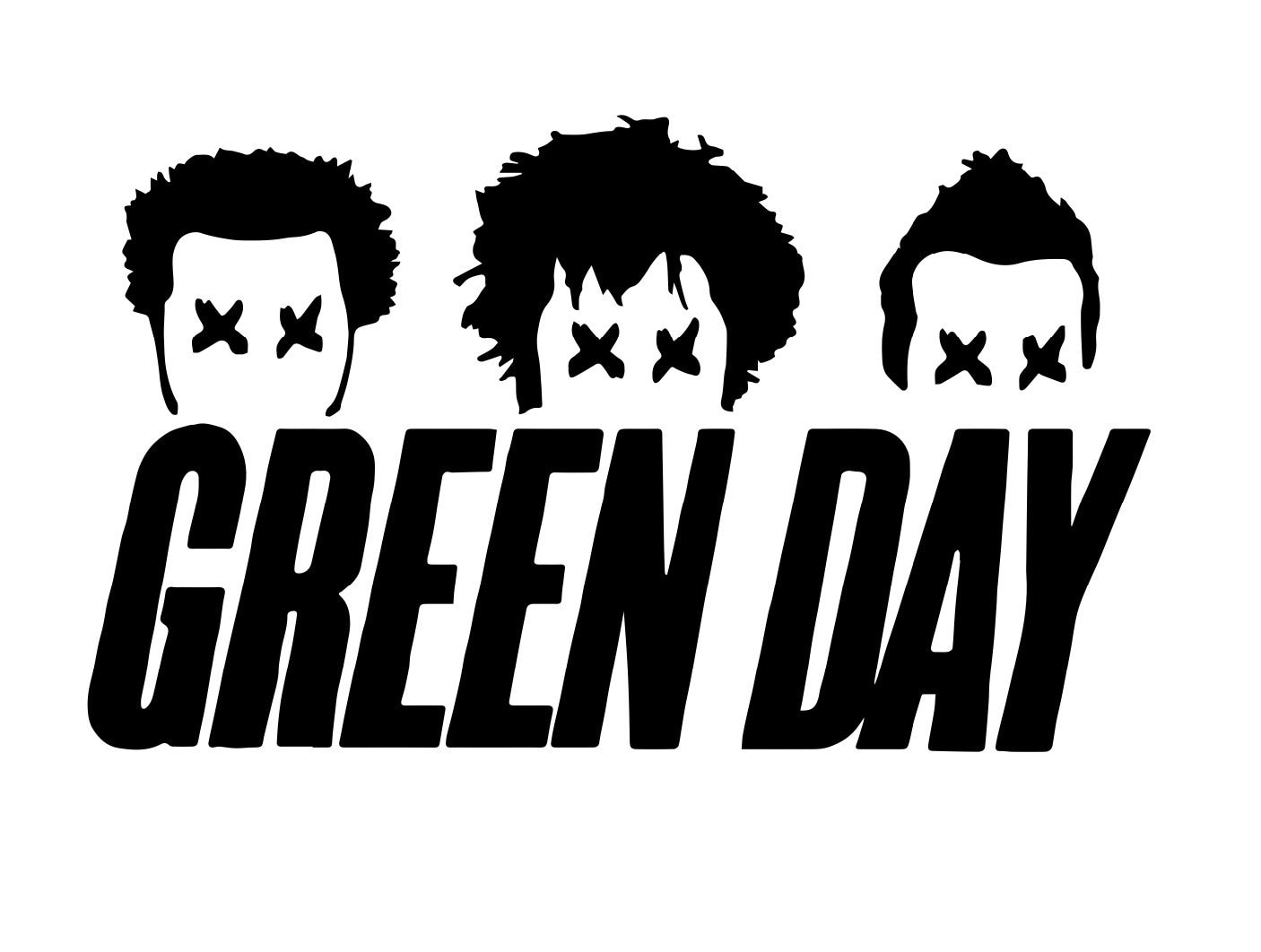 Green Day , Rock Band, Concert, Car, Window, Sticker - Etsy