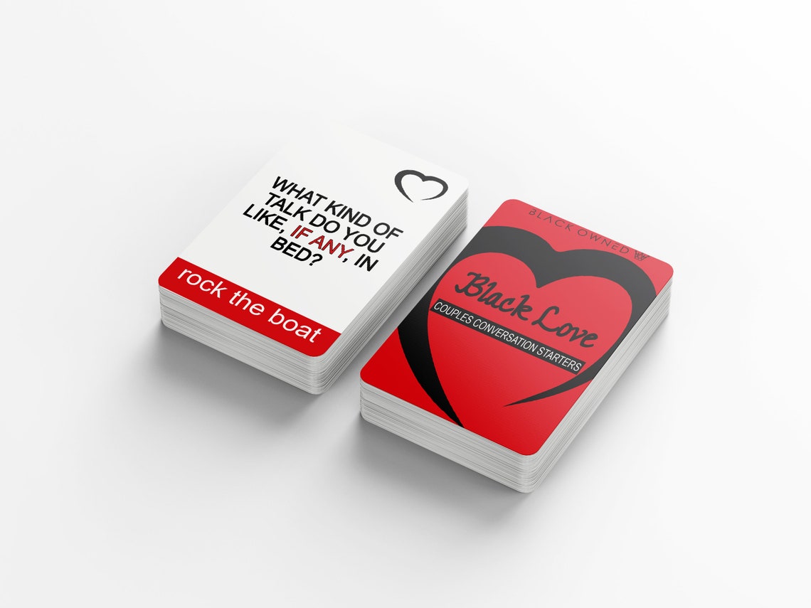 Black Owned | Black Love Cards 100 Conversation Starters | Married ...