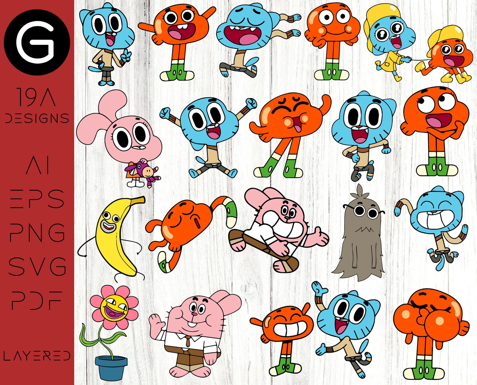 Instant Download Gumball Svg File For Bundle Gumball Svg Etsy