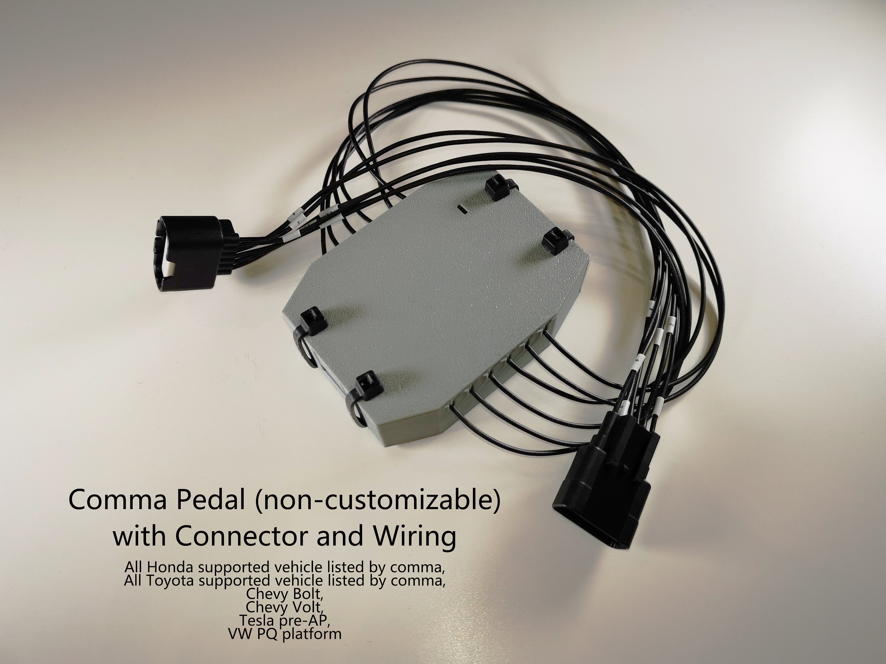 Openpilot Comma Pedal non customizable Toyota Honda GM VW Tesla Etsy