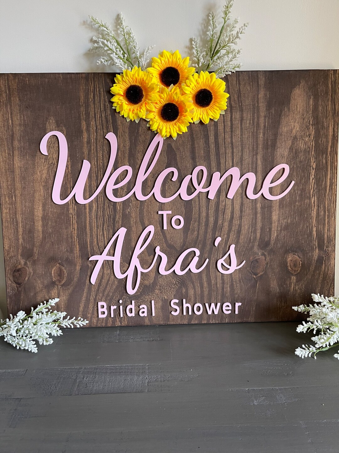 Rustic Bridal Shower Welcome Sign - Etsy