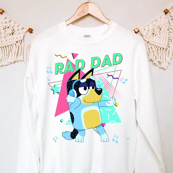 Bluey Rad Dad Svg - Etsy