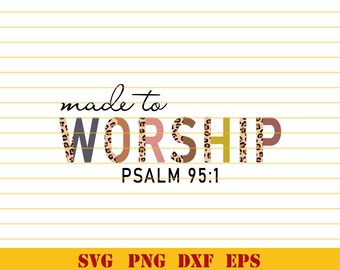 Psalm 95 1 Svg - Etsy