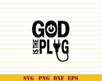 Jesus the Plug Svg - Etsy