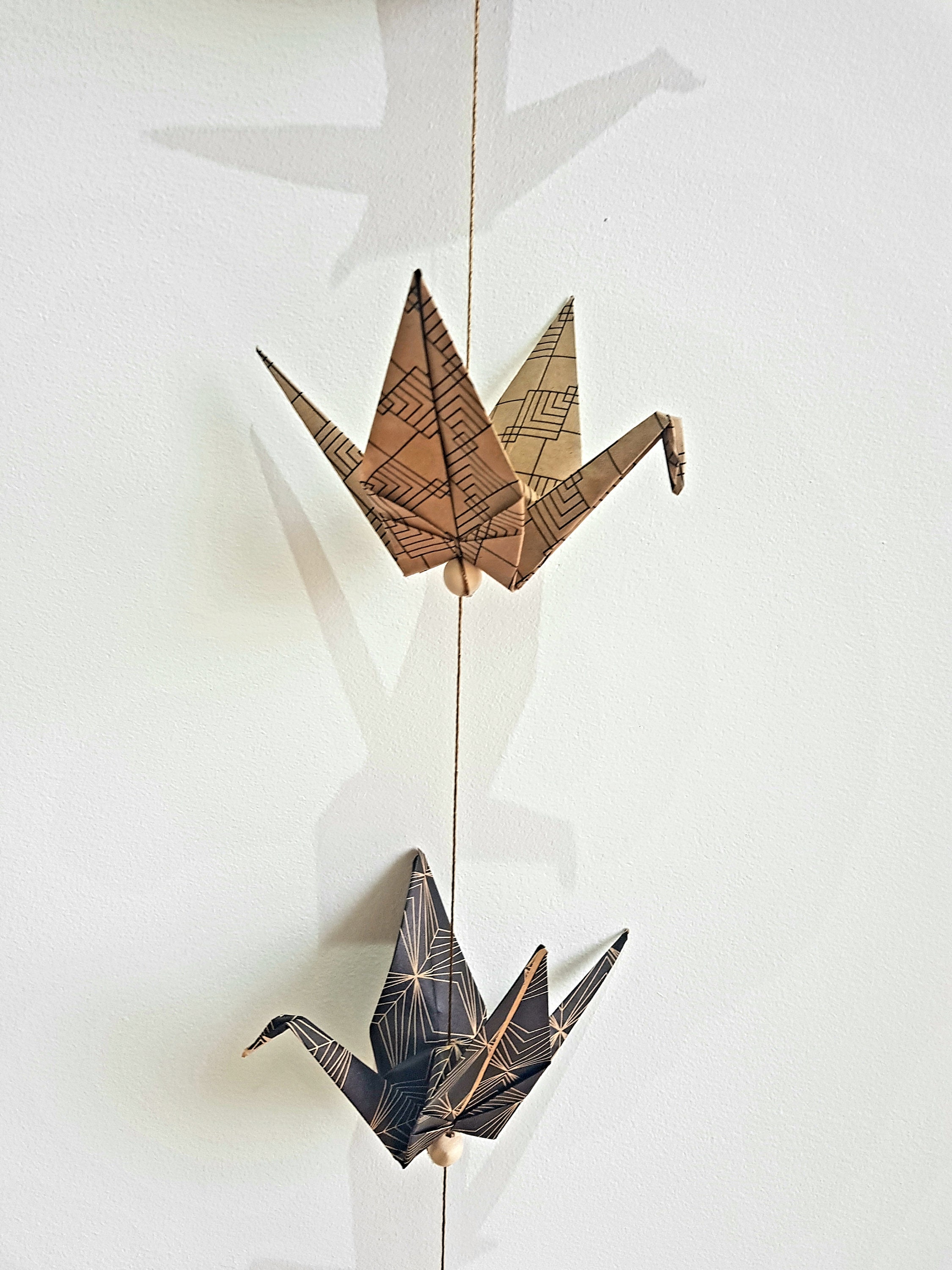 Guirlande origami 8 grues - Etsy France
