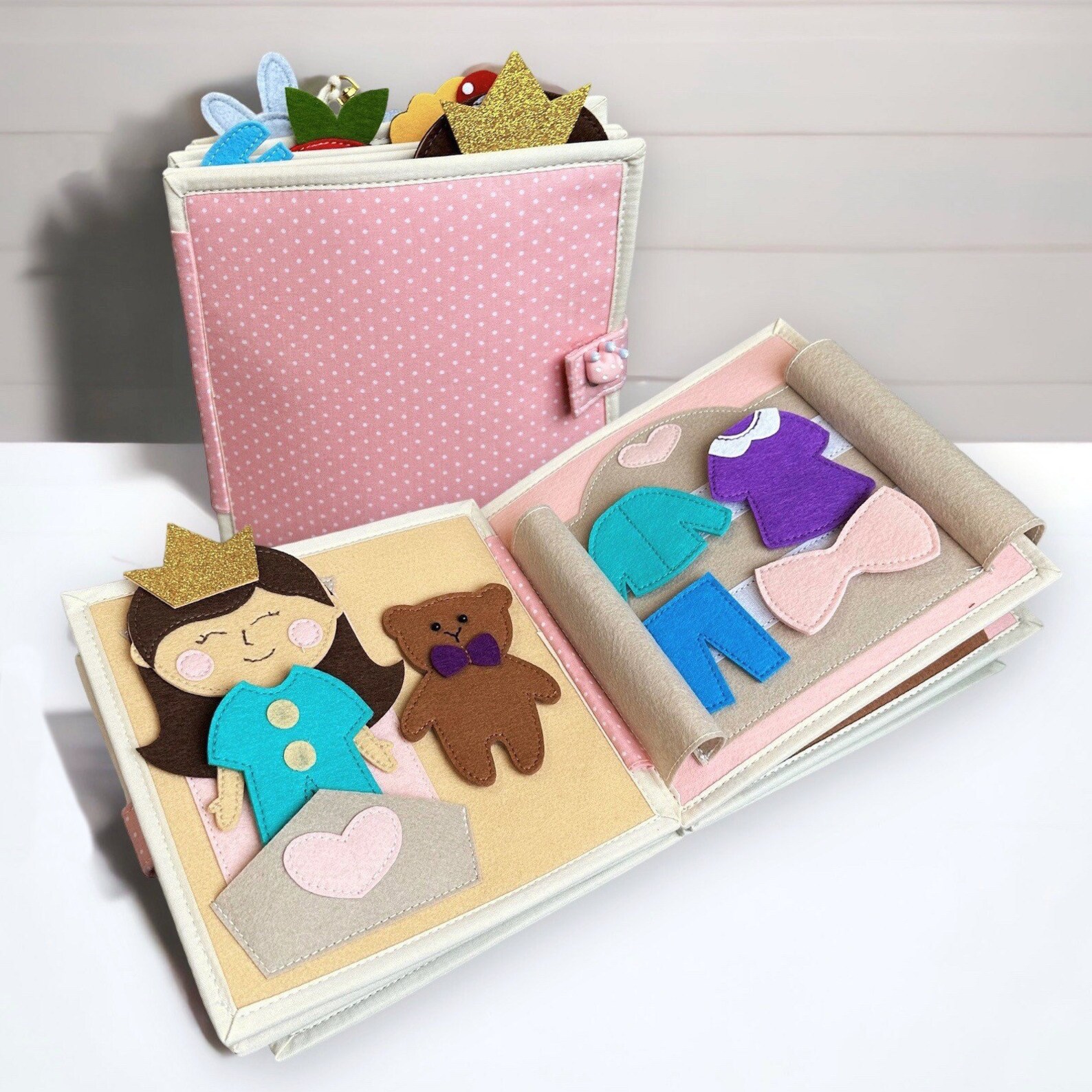 Montessori Quiet Book Princess Adventures Soft Activity - Etsy