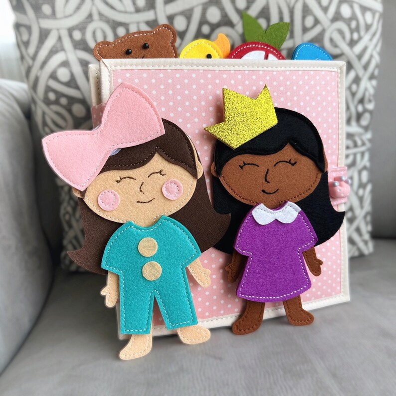 Montessori Quiet Book Princess Adventures Soft Activity - Etsy