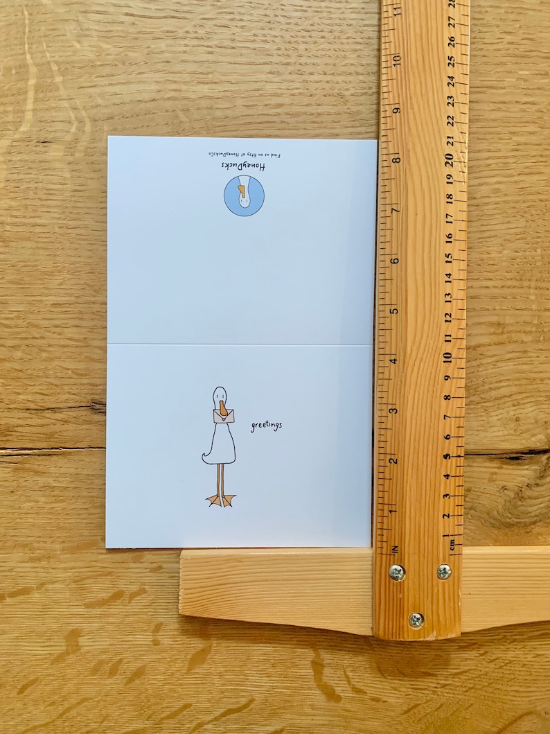 5-pack Duck Greeting Card - Etsy