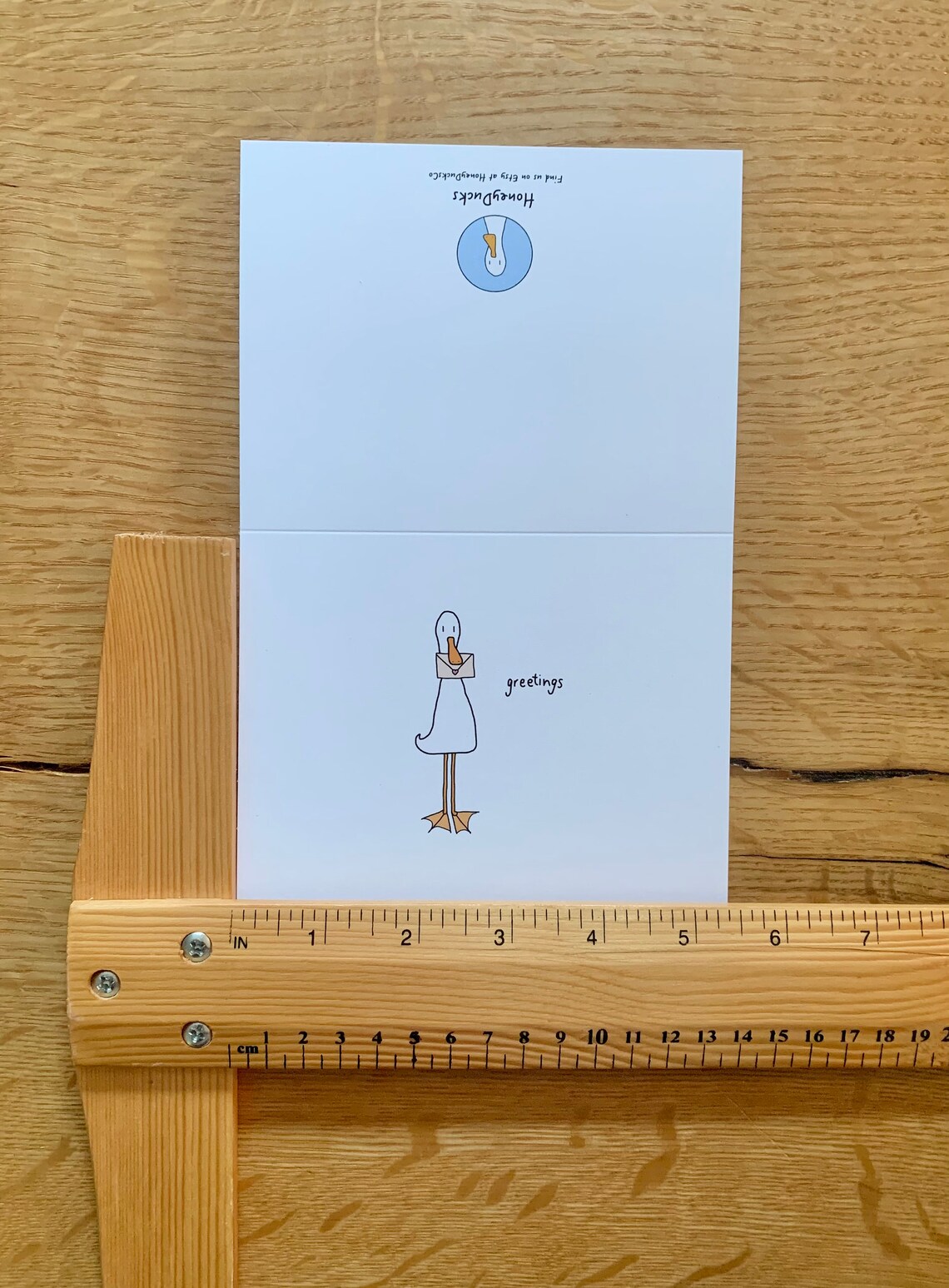 5-pack Duck Greeting Card - Etsy