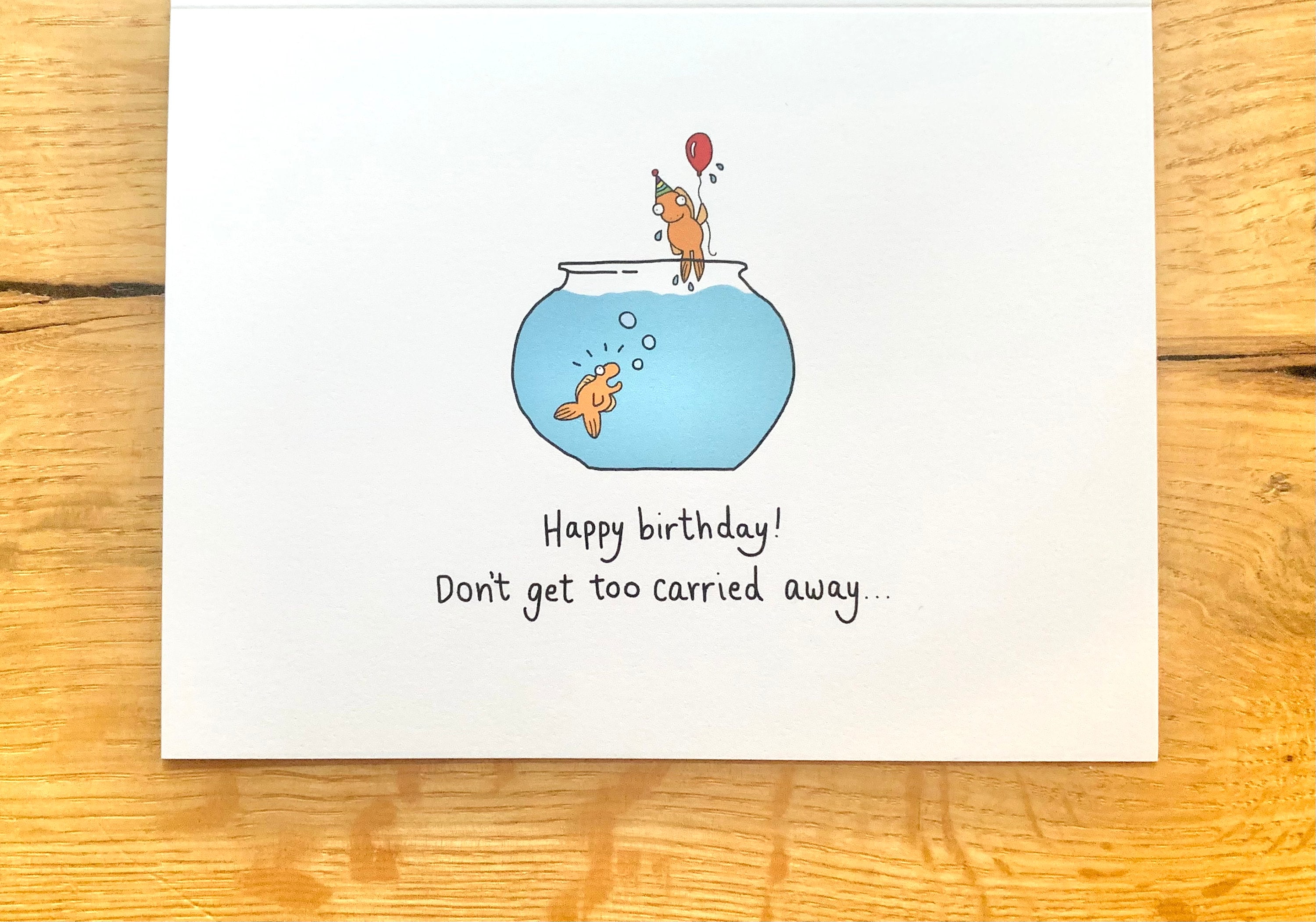 5-pack Fish Birthday Card - Etsy