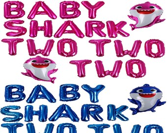 Shark 2nd Birthday | Etsy