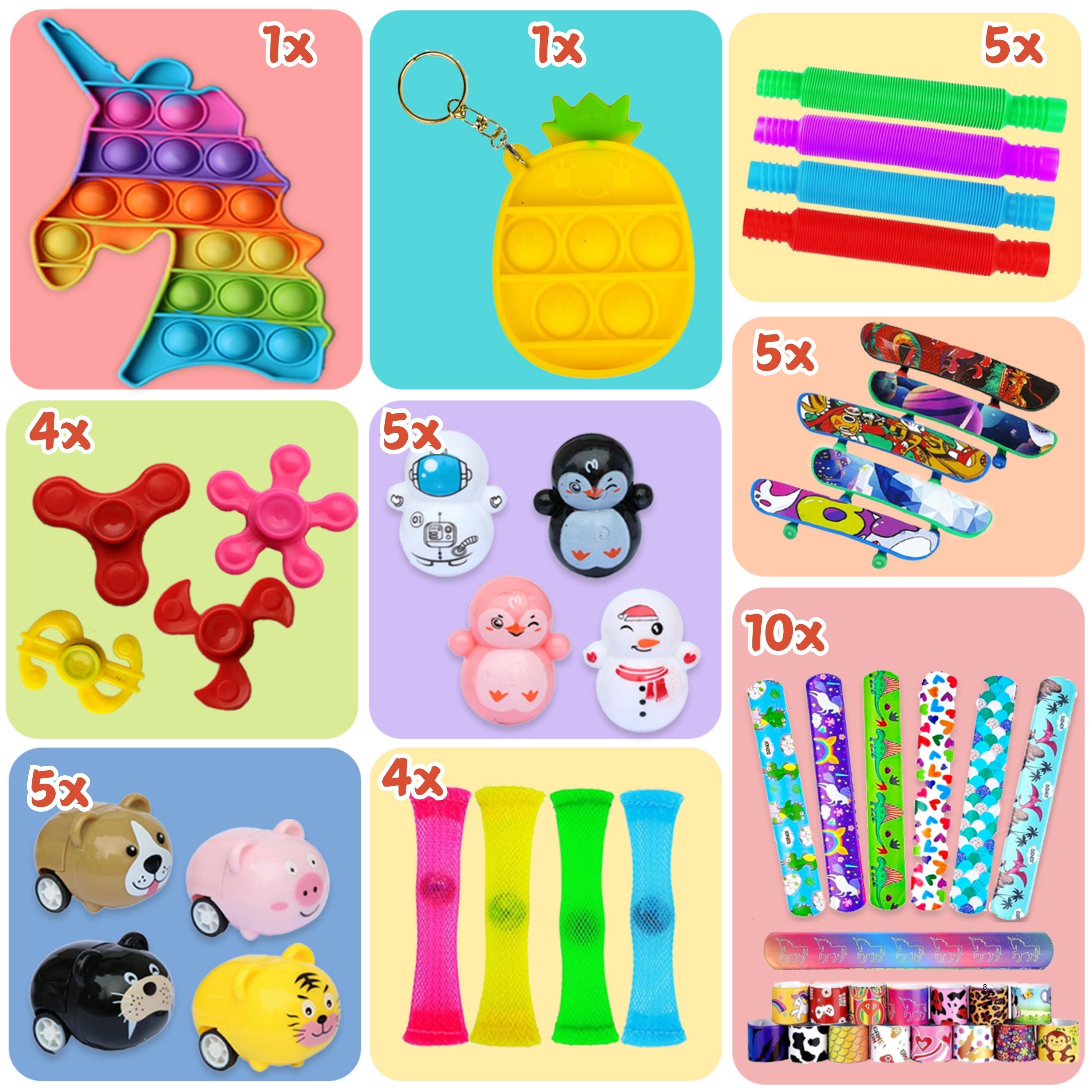 108-piece Fidget Toy Party Favors: Kids' Goodie Bag Stuffers, Treasure ...