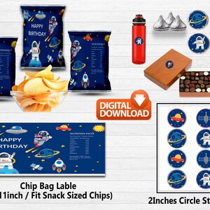 Space Planets Birthday Party Printable, Outer Space, Galaxy First ...