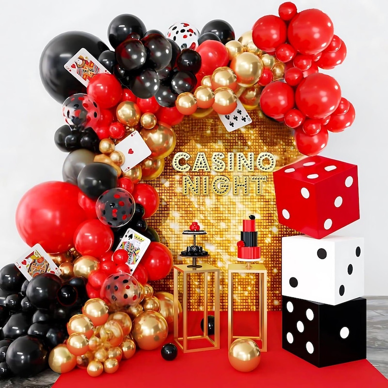 Casino Theme Party Decorations Etsy