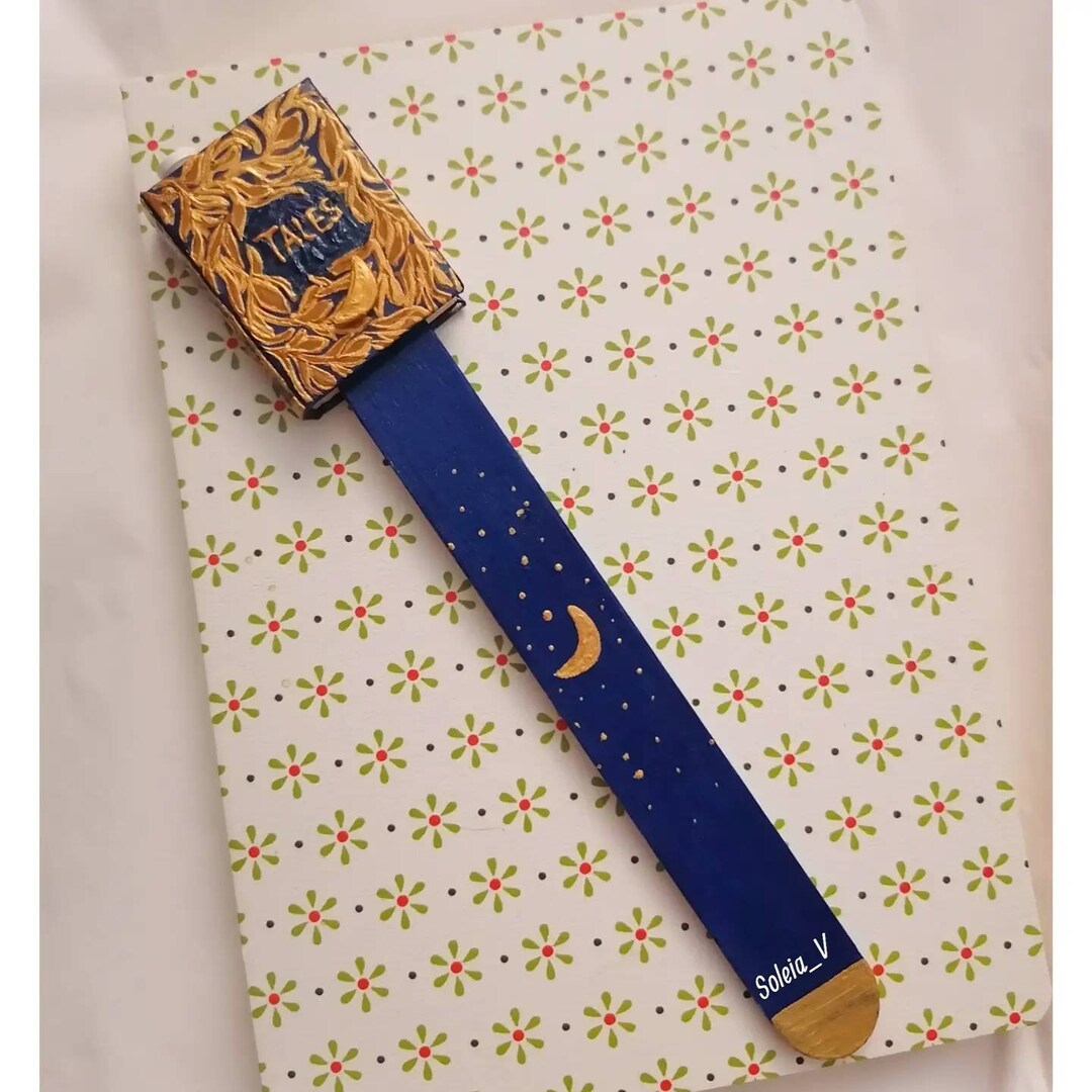 Bookmark Fairy Tales Book Bookmark / 3dbookmark /fantasy Lovers/ Book ...