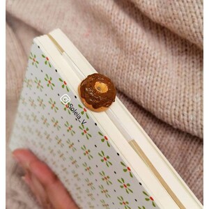 A Set of 3 Bookmarks /cookie Bookmark / Doughnut Bookmark / Croissant ...