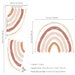 Muted Boho Rainbow Wall Decals Peel and Stick Earth Tone - Etsy