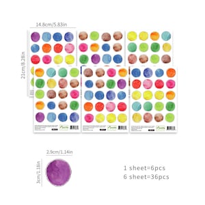 Rainbow With Polka Dots Wall Decals, Rainbow Nursery Wall Stickers ...