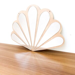 Seashell Mirror Wall Decal, Cute Ocean Animal Wall Mirrors, Safe ...