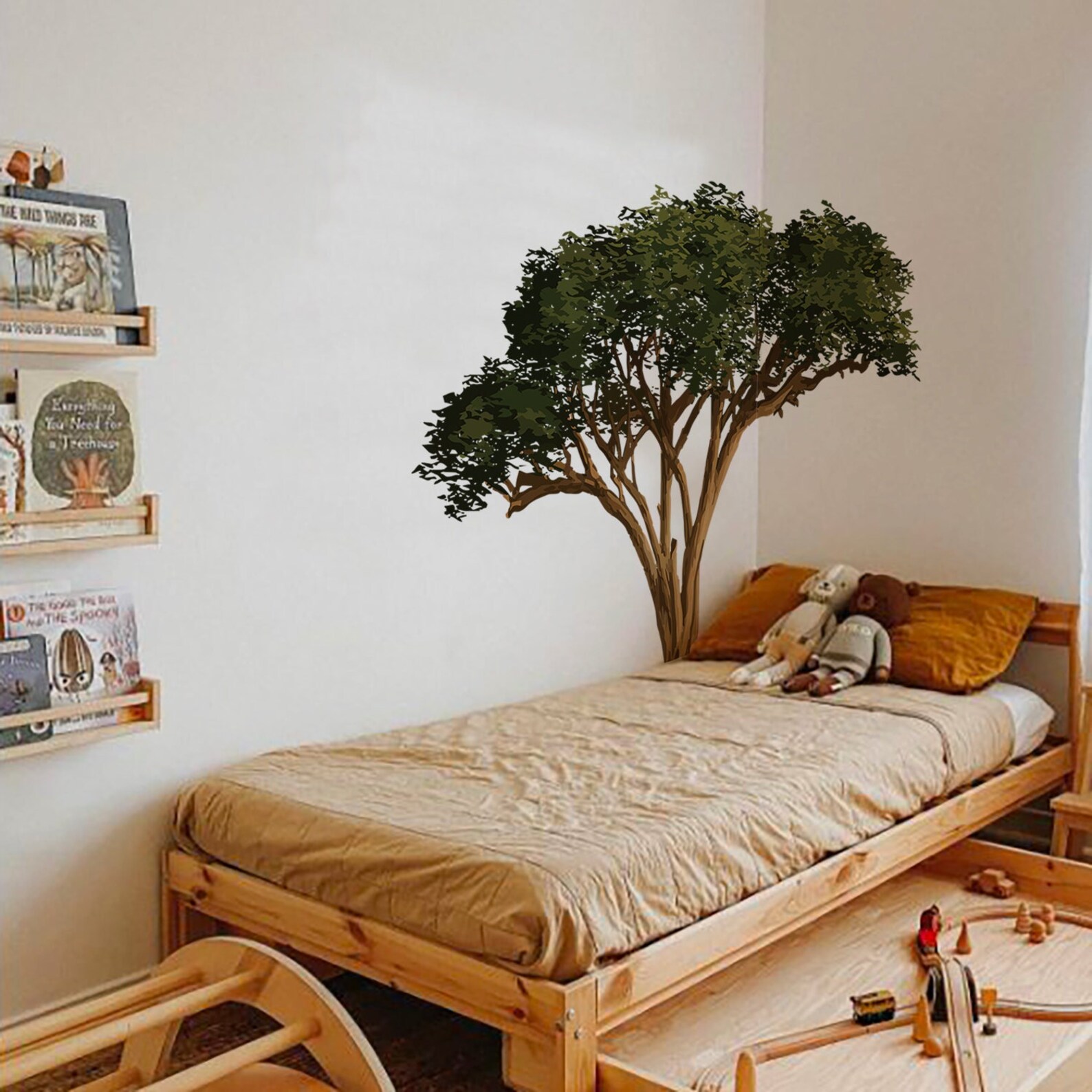 Large Acacia Tree Wall Sticker Nature Wall Decals for Kids - Etsy