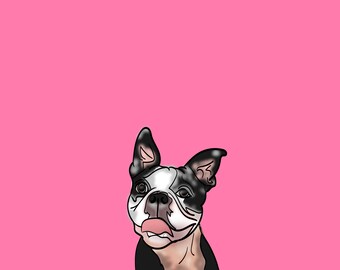 Cartoon Happy Kids With Pets. Portraits of Cute Children With - Etsy