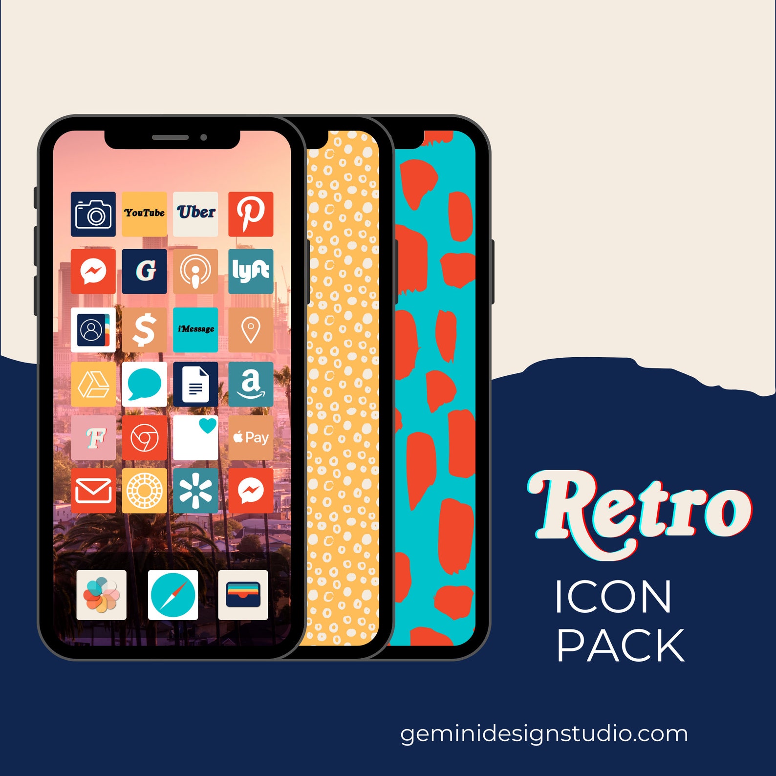 Retro Collection | 150+ iPhone Ios 14 App Icons | Ios14 Widget Photos ...