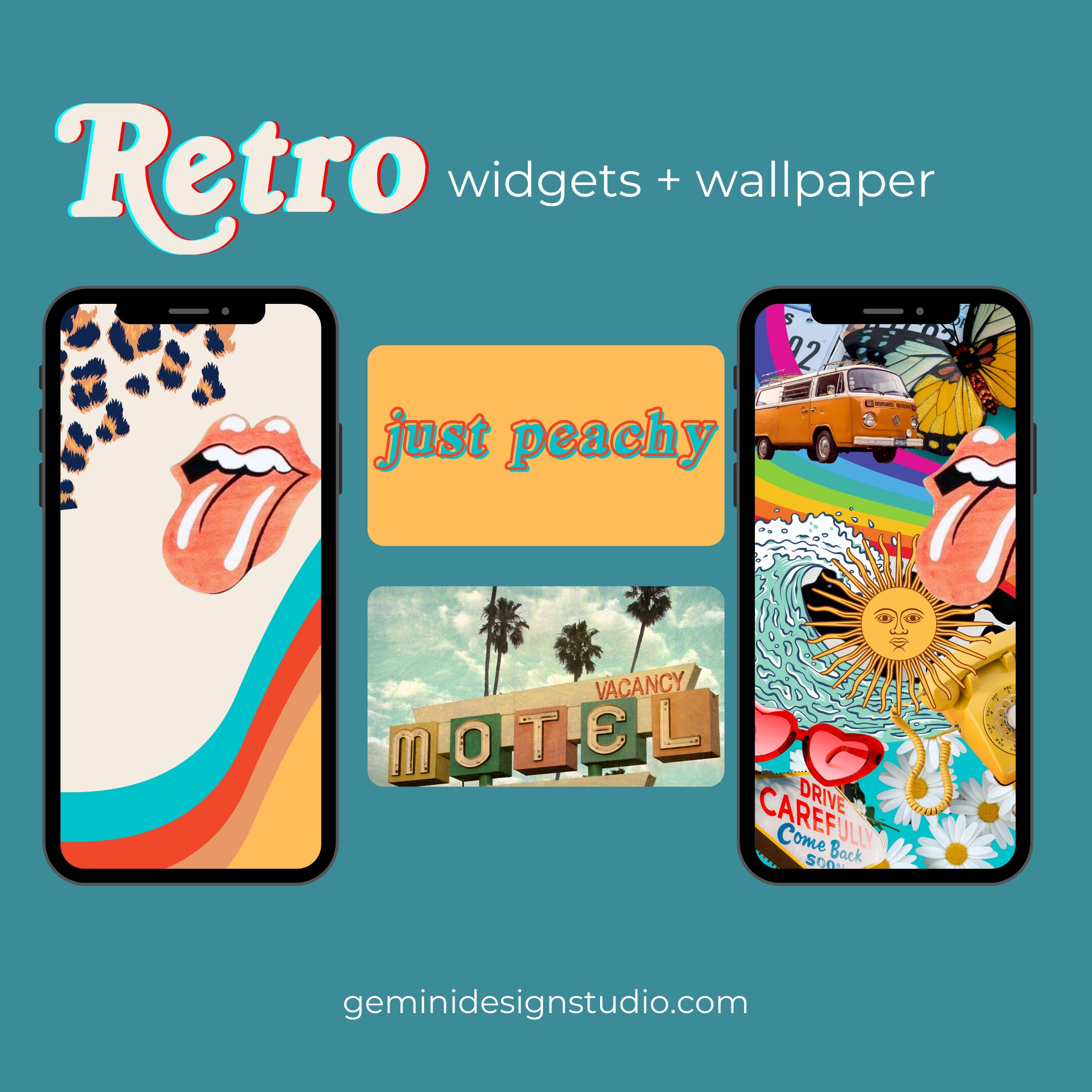 Retro Collection 150 iPhone Ios 14 App Icons Ios14 Widget Photos ...