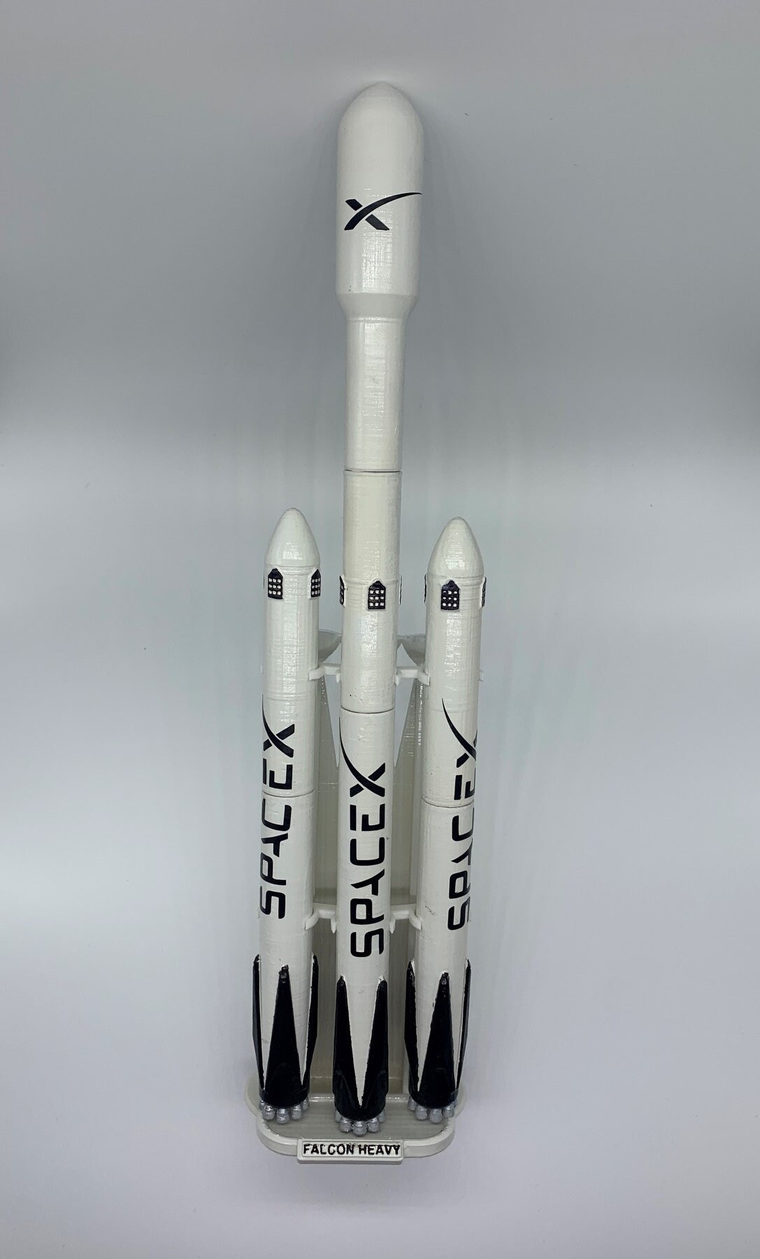 Falcon Heavy Model With Stand - Etsy