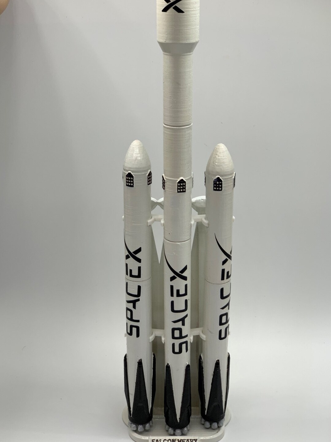 Falcon Heavy Model With Stand - Etsy