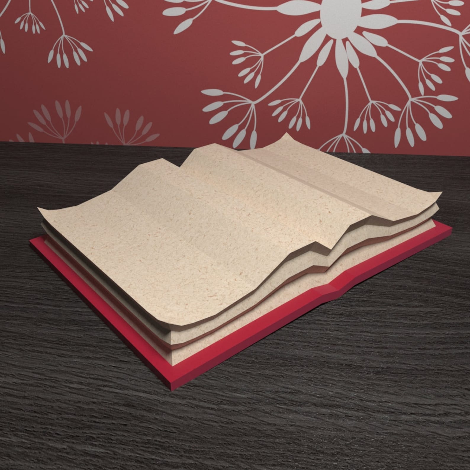 Book template 3d papercraft - blitzvsa
