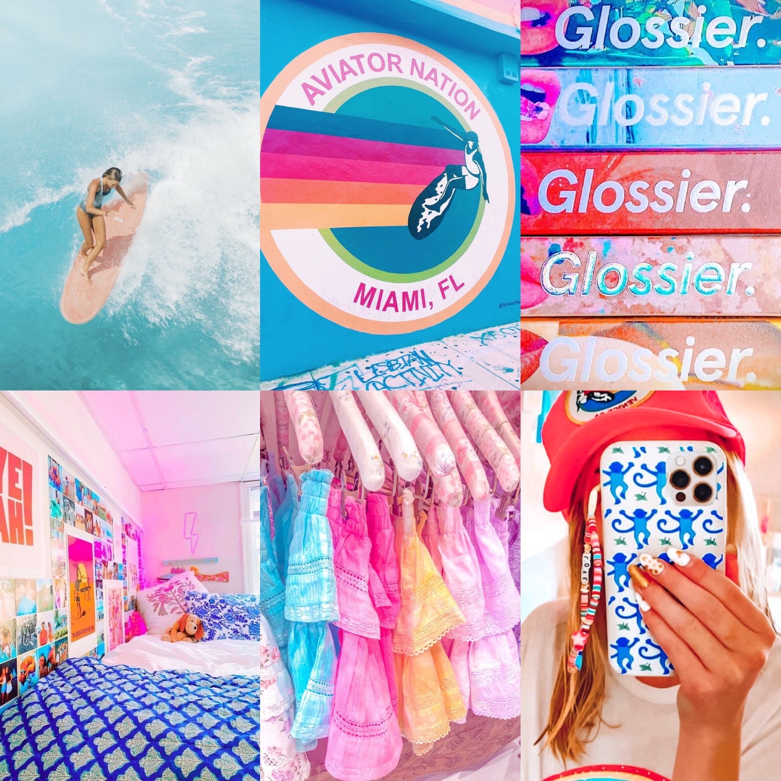 125 Preppy Photo Collage Kit Second Edition Digital Etsy