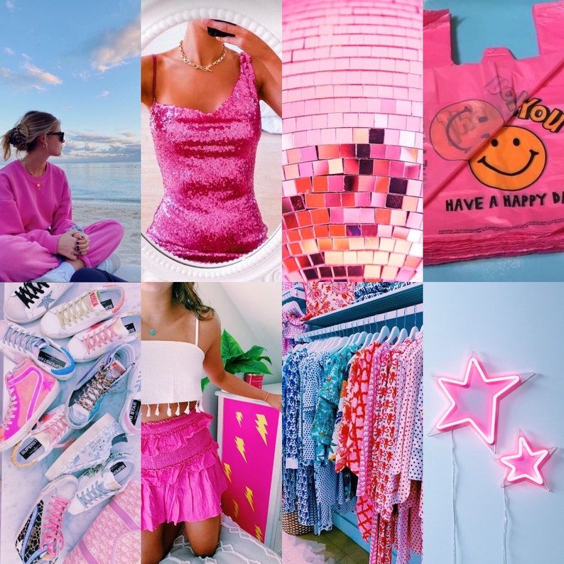 125+ Preppy Photo Collage Kit (digital Download) - Etsy