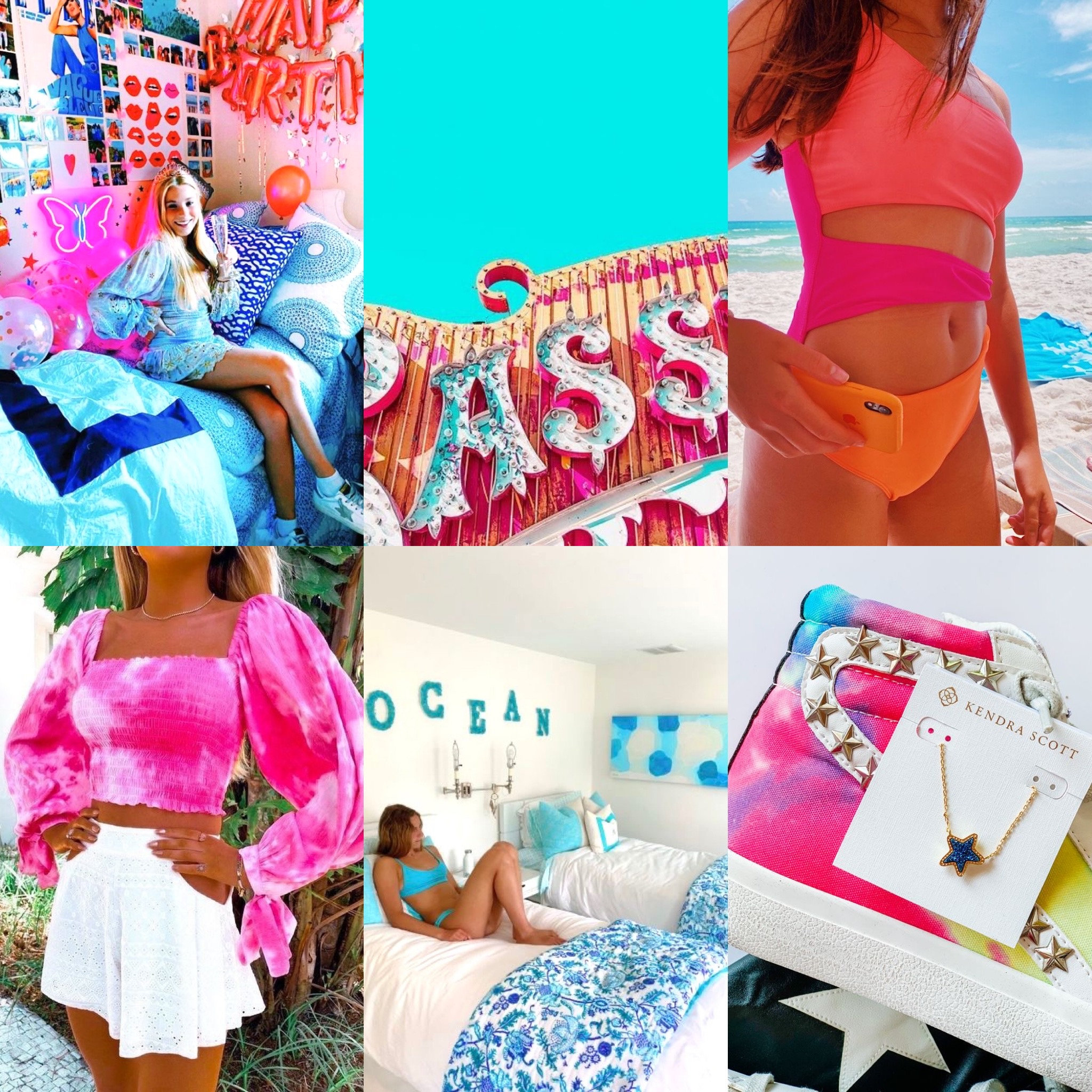 125 Preppy Photo Collage Kit Second Edition Digital Etsy