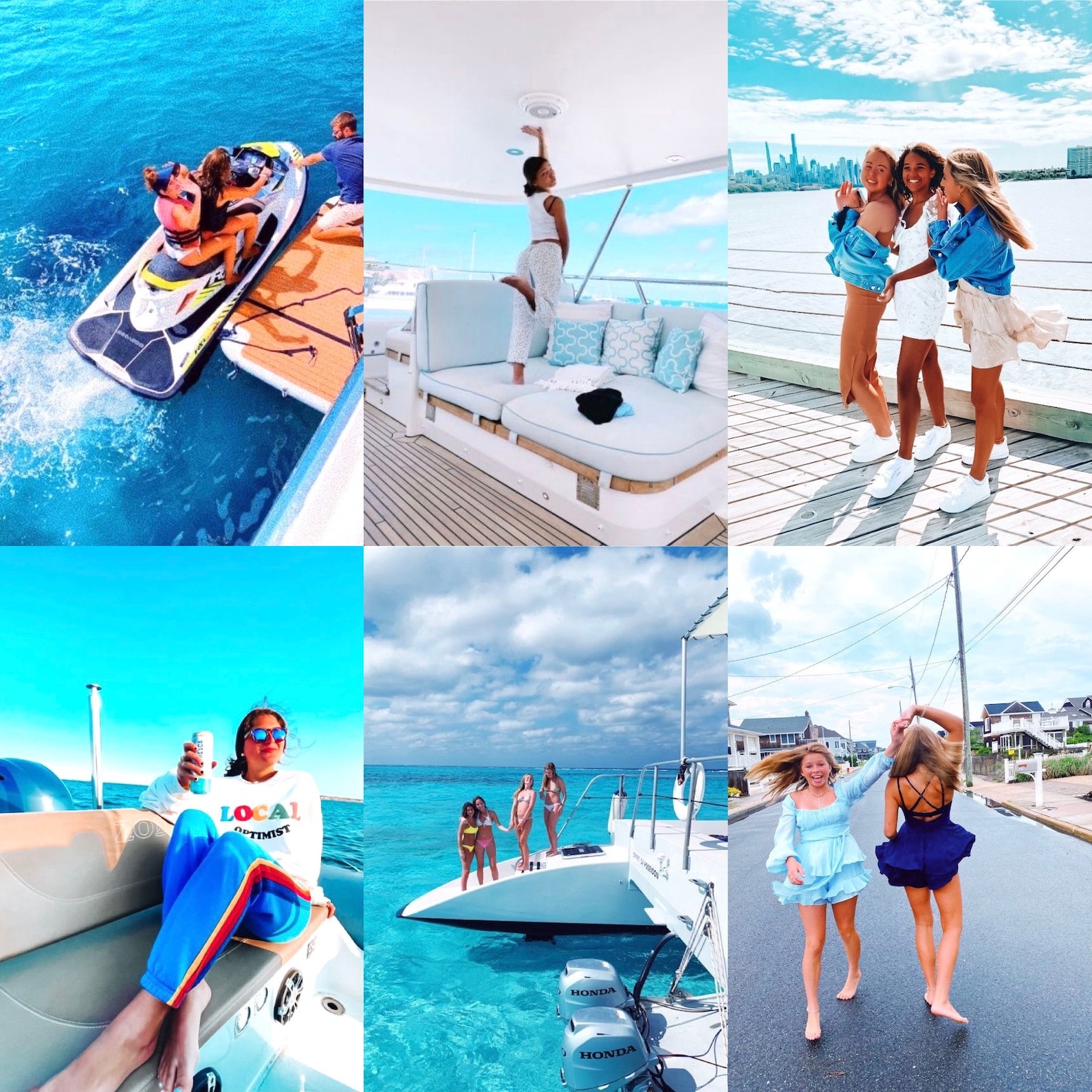 100+ Blue Preppy Photo Collage Kit (digital Download) - Etsy